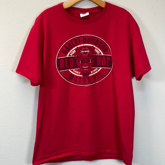 Harley-Davidson | Shirts | Harley Davidson Grand Canyon Red Hot Devil ...